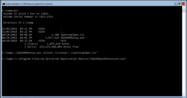 Command-Line Example 2 - IQ Spiral